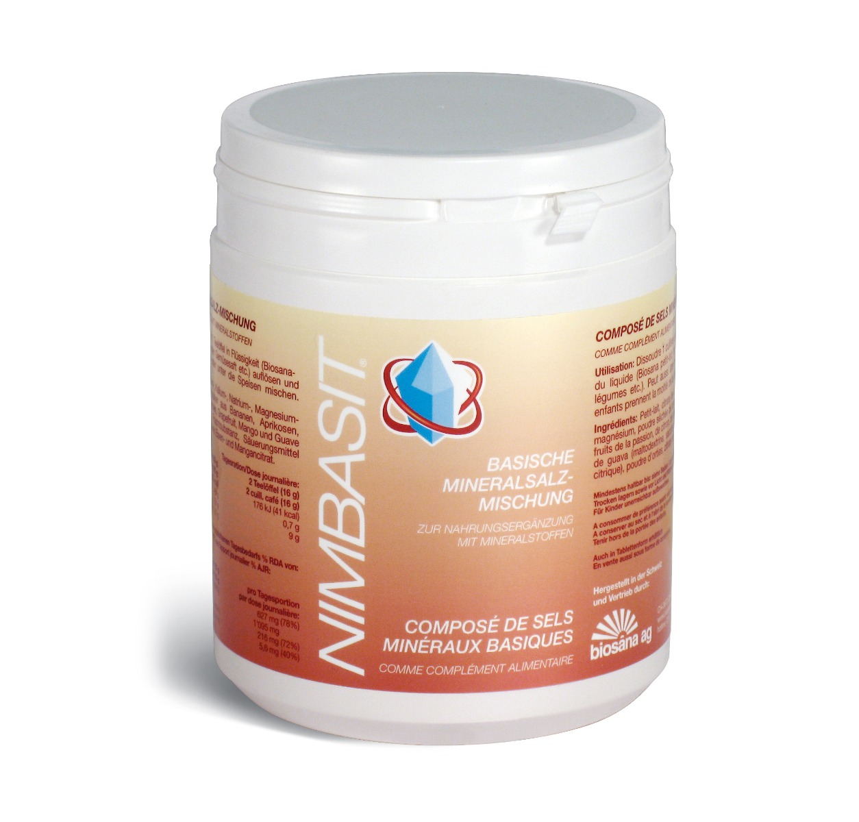 Sels minéraux basiques de Biosana